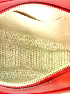 Gucci Soho Disco Leather Small Crossbody Bag - Red