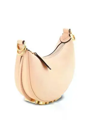 Fendi Leather Nano Hobo Bag - Neutrals