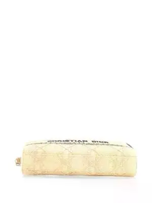 Dior Lady D-joy Bag Cannage Embroidered Raffia Medium Tote Bag