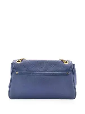 LOUIS VUITTON Saint Germain Handbag Monogram Empreinte Leather Pm - Blue