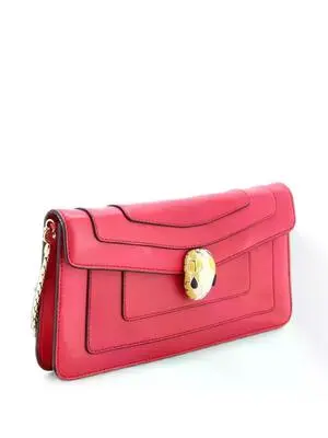 BVLGARI Serpenti Forever Chain Clutch Leather Shoulder Bag