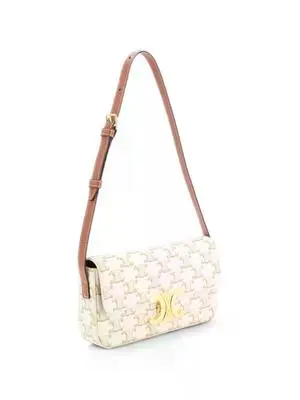 Celine Triomphe East-west Shoulder Bag - Neutrals