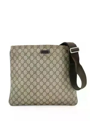 Gucci 2000s Gg Supreme Shoulder Bag - Neutrals