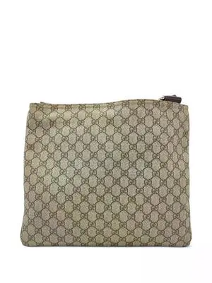 Gucci Gg Supreme Monogram Shoulder Bag - Neutrals