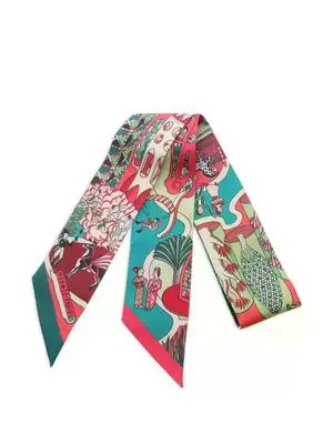 Hermès 2010s Exposition Universelle Twilly Scarf
