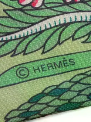 Hermès 2010s Exposition Universelle Twilly Scarf