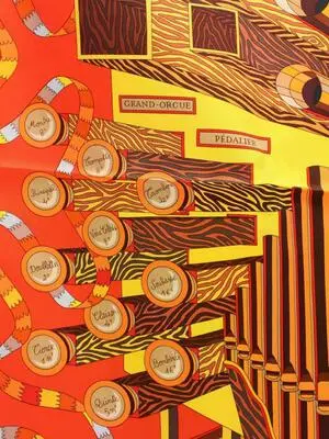 Hermès 2020s Point D' Orgue Scarf