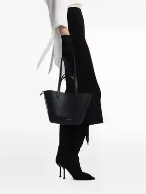 Emporio Armani Logo-print Leather Shoulder Bag