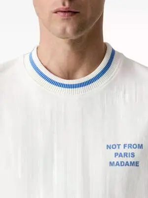 Drole De Monsieur Sport Slogan Sweatshirt