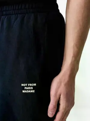 Drole De Monsieur Slogan-print Track Pants