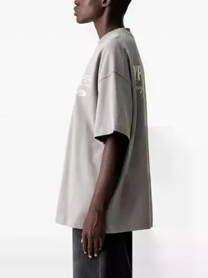 WRSTBHVR Logo-print Drop Shoulder T-shirt