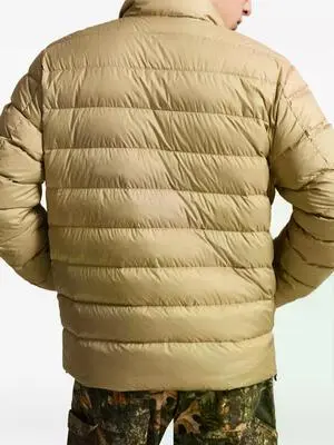Polo Ralph Lauren Quilted Mock-neck Jacket With Embroidered Logo
