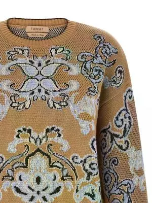 TWINSET Jacquard Tapestry-inspired Sweater - Brown