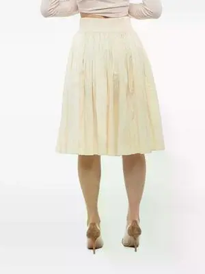 Woolrich Pleated Flared Midi Skirt