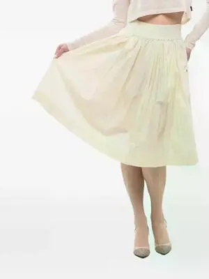 Woolrich Pleated Flared Midi Skirt