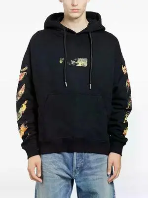 Off-White Spices Arrow Skate Hoodie - Black