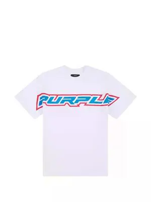 PURPLE BRAND Turbo Logo-print T-shirt