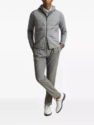 Rlx Ralph Lauren Zip-up Quilted Gilet - Grey