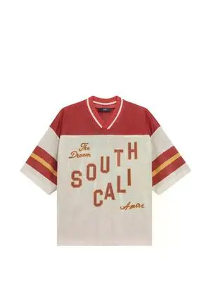 Amiri South Cali Leather Jersey - Neutrals
