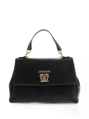 Moschino Logo-plaque Tote Bag - Black