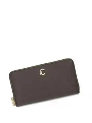 COCCINELLE Logo-plaque Pebbled-leather Wallet