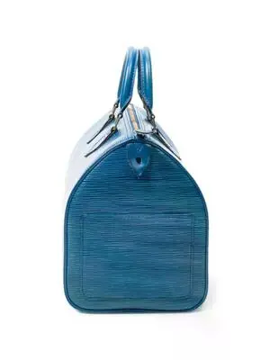 LOUIS VUITTON Speedy 30 Epi Handbag - Blue