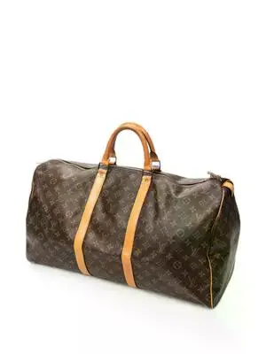 LOUIS VUITTON Keepall 55 Monogram Canvas Travel Bag