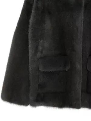 MANZONI 24 Collarless Fur Jacket