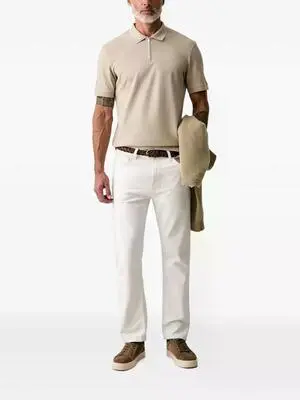JOOP! Quarter-zip Polo Shirt - Neutrals
