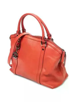Gucci Gg Charm Tote Bag - Red