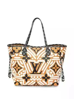 LOUIS VUITTON Mm Neverfull Giant Monogram Tote Bag - Orange