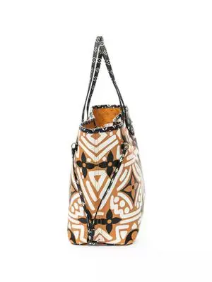 LOUIS VUITTON Mm Neverfull Giant Monogram Tote Bag - Orange