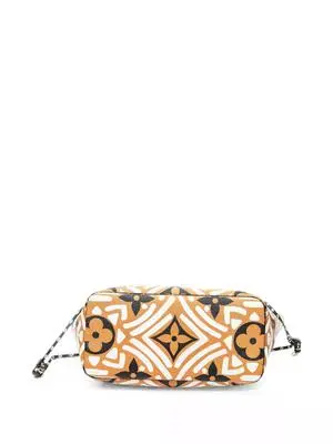 LOUIS VUITTON Mm Neverfull Giant Monogram Tote Bag - Orange