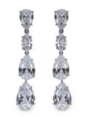 FANTASIA BY DESERIO Pear Marquise Drop Earrings
