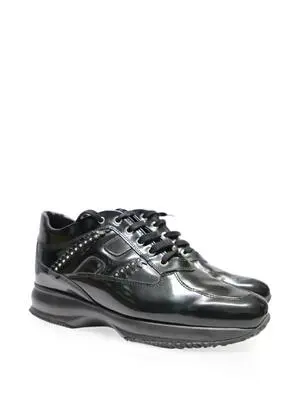 Hogan Interactive Studded Lace Up Sneakers
