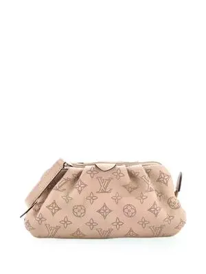 LOUIS VUITTON Scala Pouch Bag Mahina Leather - Neutrals