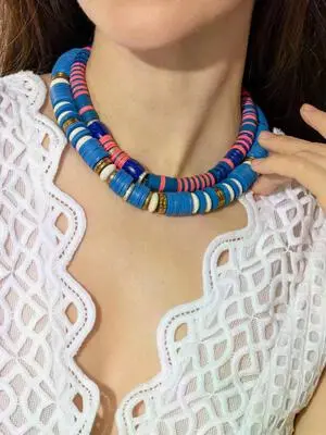 HIJAS DE PUKA Beaded Necklace With Gold-tone Hardware