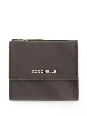 COCCINELLE Logo-plaque Pebbled-leather Wallet