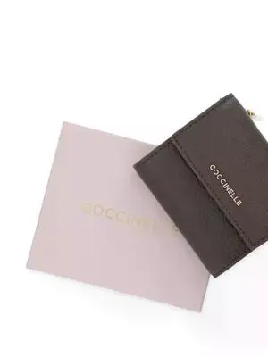 COCCINELLE Logo-plaque Pebbled-leather Wallet