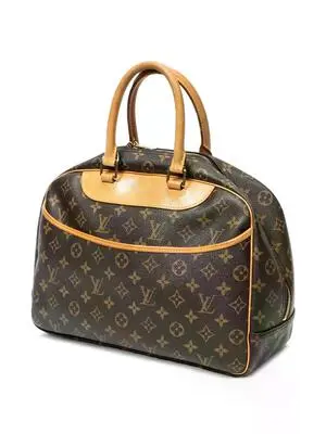 LOUIS VUITTON Monogram Deauville Tote Bag - Brown