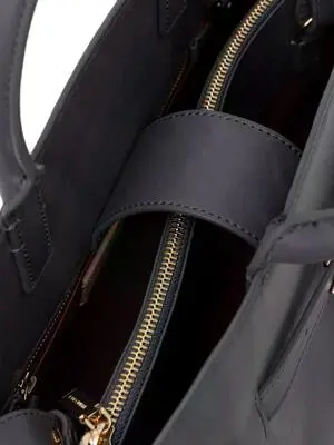 COCCINELLE Sabine Buckle Detail Leather Tote Bag