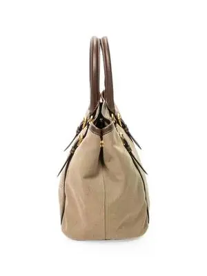 Prada Logo Jacquard Tote Bag