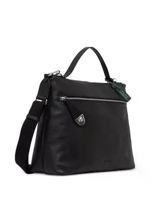 COCCINELLE Leather Tote Bag With Zip Fastening And Front Pocket