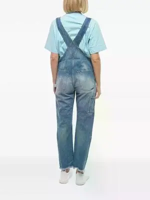WASHINGTON DEE-CEE Distressed Logo-patch Dungarees