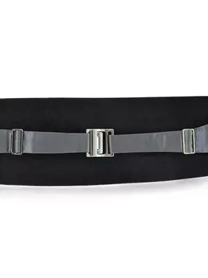 Corneliani Pleated Satin Cummerbund - Grey