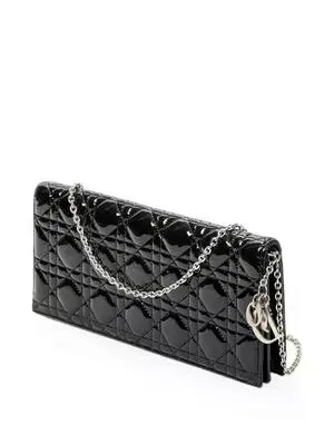 Dior Lady Cannage Clutch Bag - Black