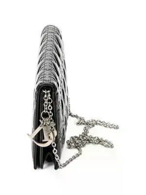 Dior Lady Cannage Clutch Bag - Black