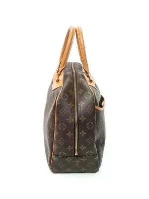 LOUIS VUITTON Monogram Deauville Tote Bag - Brown