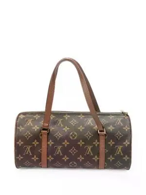 LOUIS VUITTON 30 Papillon Monogram Tote Bag - Brown