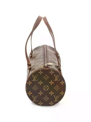 LOUIS VUITTON Monogram Papillon Tote Bag - Brown